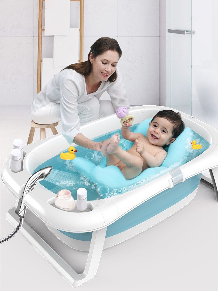 Newborn Baby Folding Bath Tub Baby Swim Tubs Bath ... – Grandado
