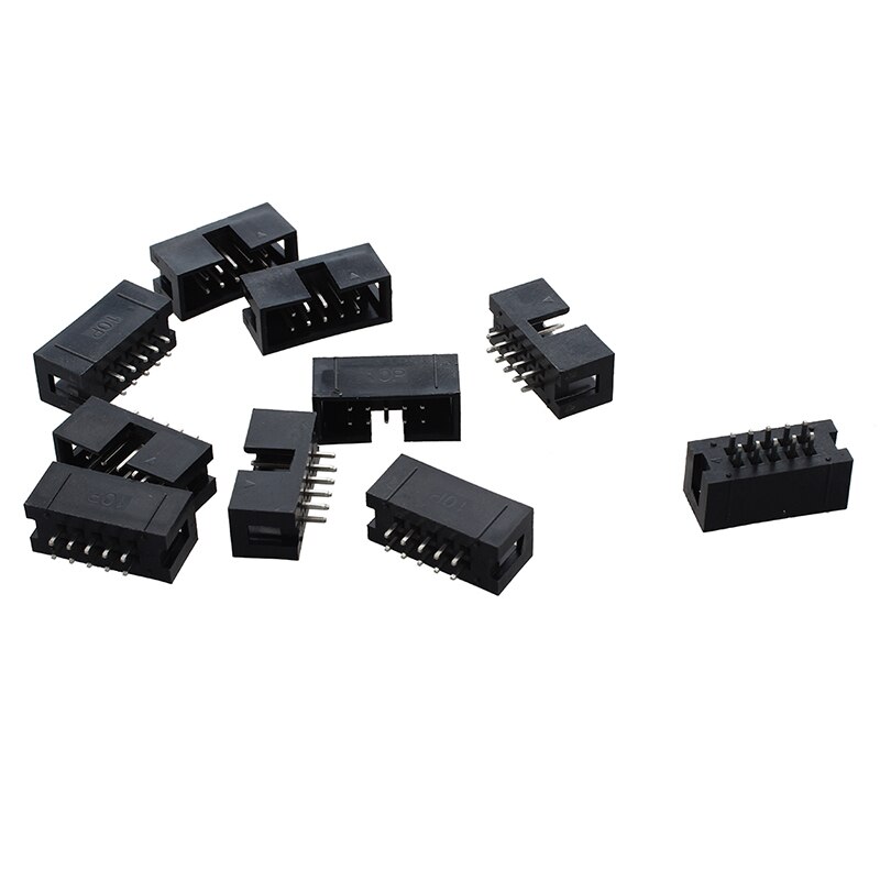 10 Stuks 2X5 Pin 2.54Mm Pitch Double Row Pcb Idc H... – Grandado