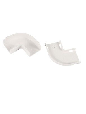 24mm x 14mm Two Way Box Type White PVC Flat Angle ... – Grandado