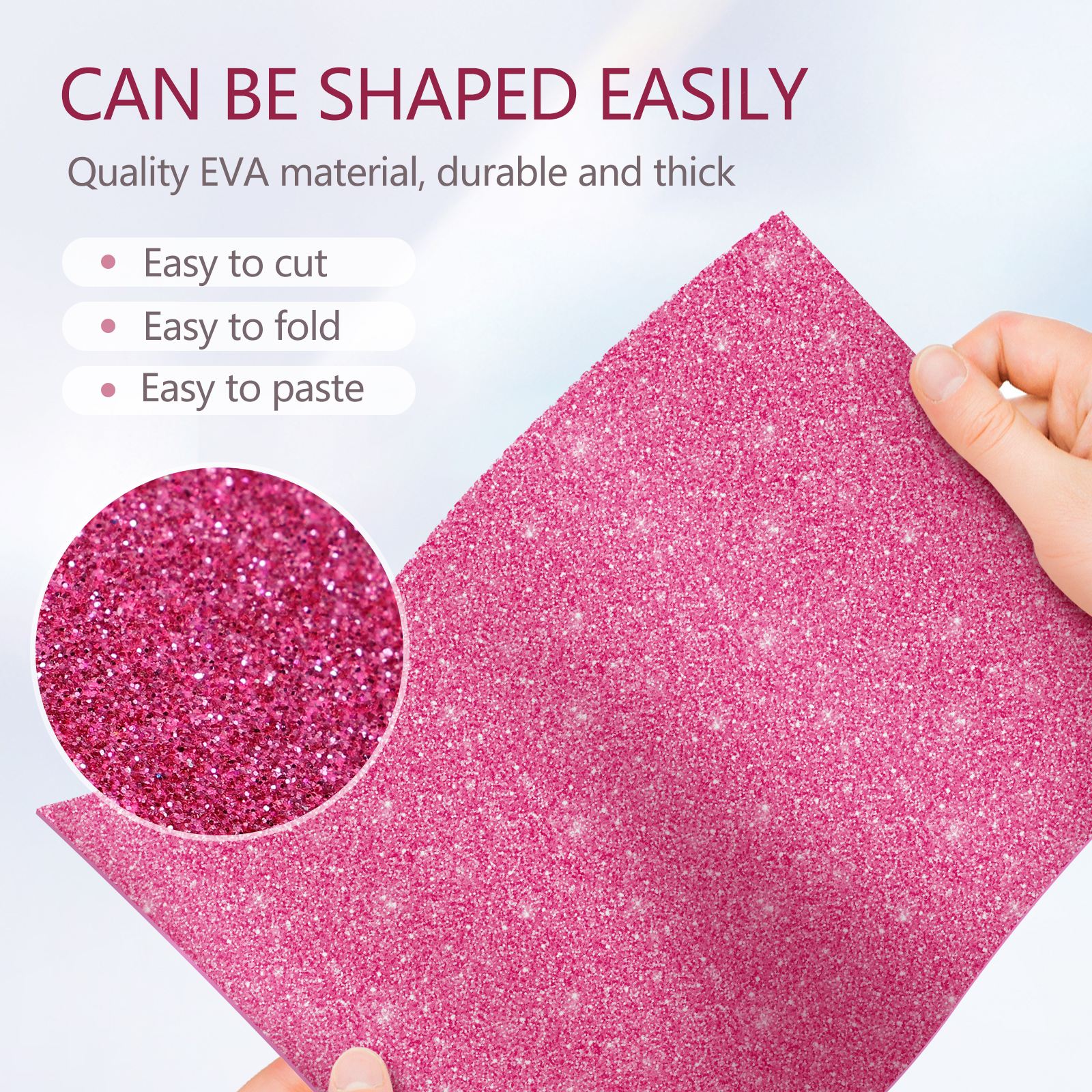 10pcs Colorful EVA Sheets Handicraft Sheets Glitte... – Vicedeal