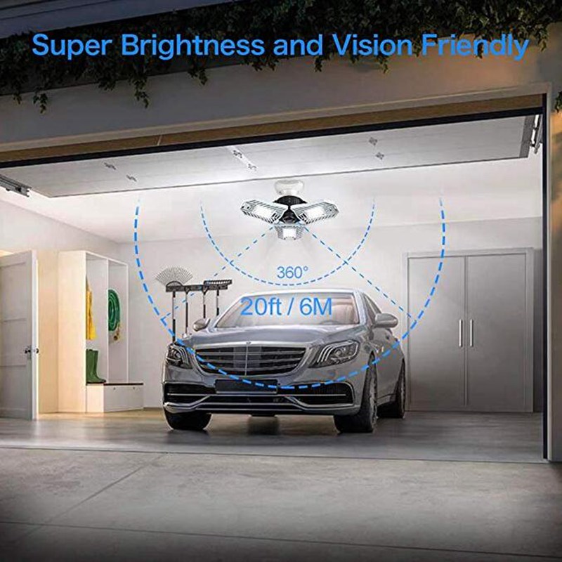 Led Garage Light 60W Deformable Warehouse Lamp Sup... – Vicedeal