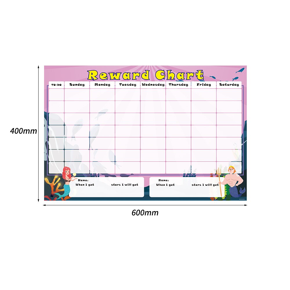 Magnetic Two Kids Responsibility Reward Chart Kids... – Grandado