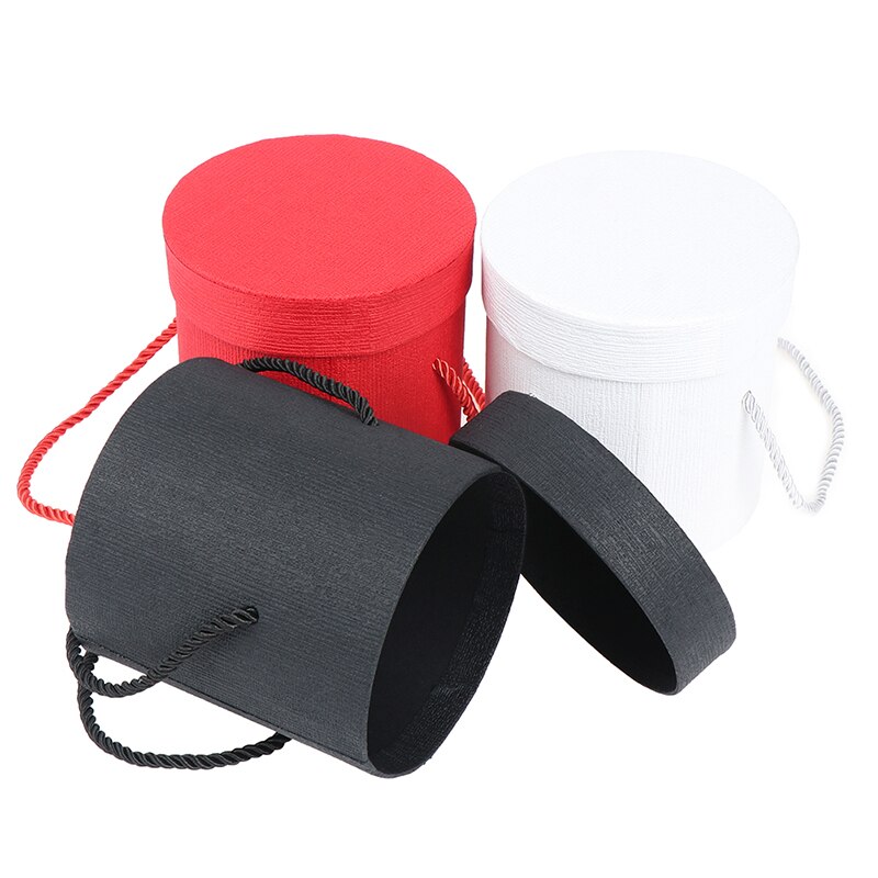 Round Flower Paper Boxes Lid Hug Florist Flower Ho... – Vicedeal