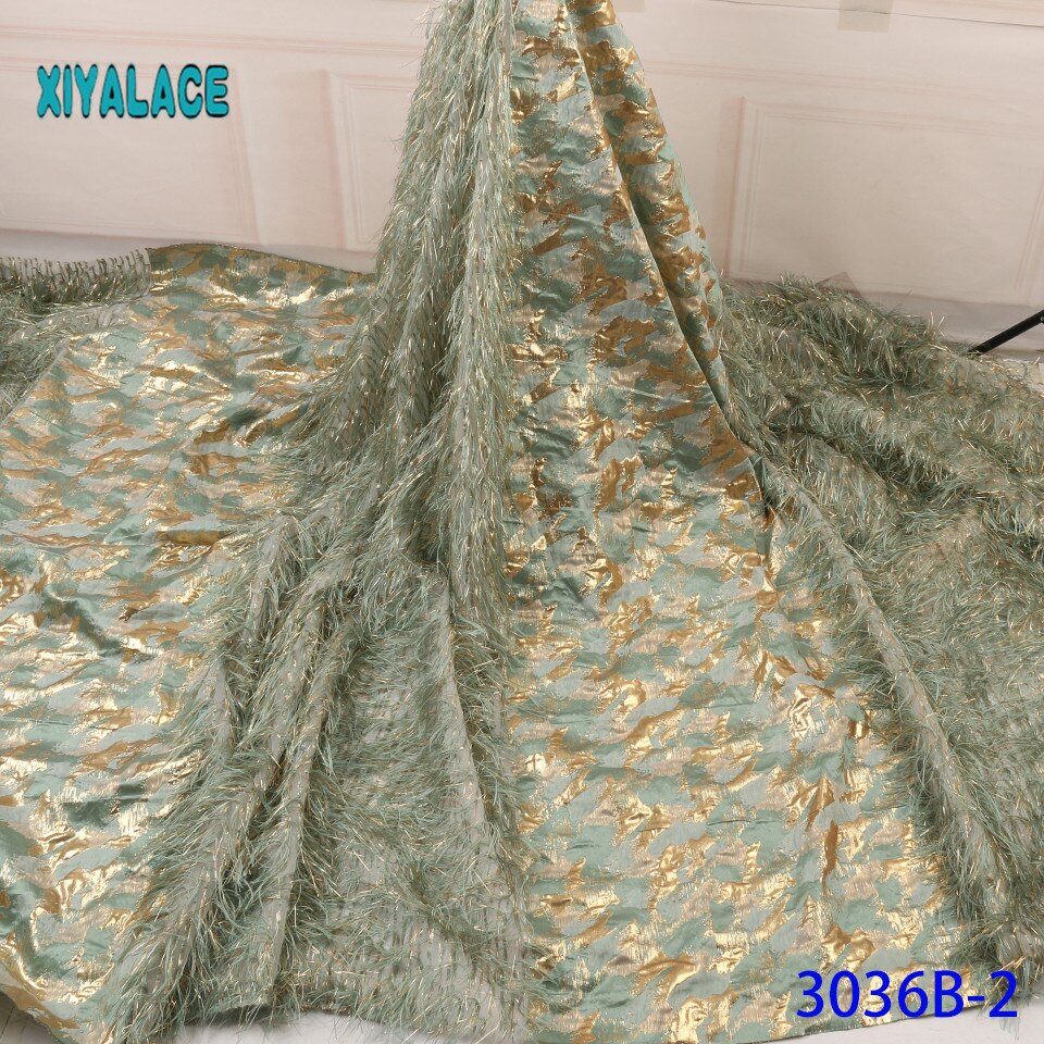 Burnt orange african lace fabric wedding lace fabr... – Grandado