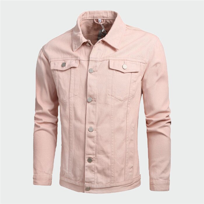 Autumn Men Jacket Classical Denim Jackets Men Punk... – Grandado