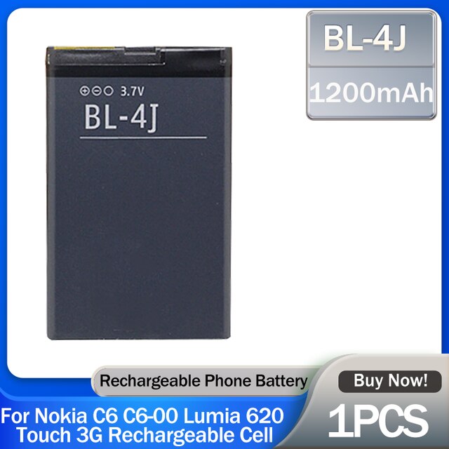 1pcs BL-4J BL 4J BL4J 3.7V 1200mAh Rechargeable Li... – Vicedeal