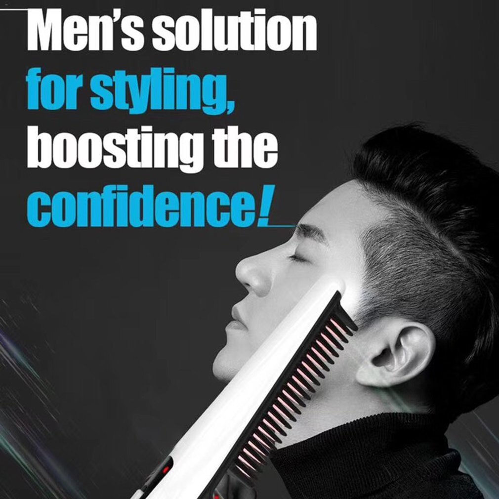 V2 Quick Hair Styler for Men Curling Iron Side Str... – Grandado