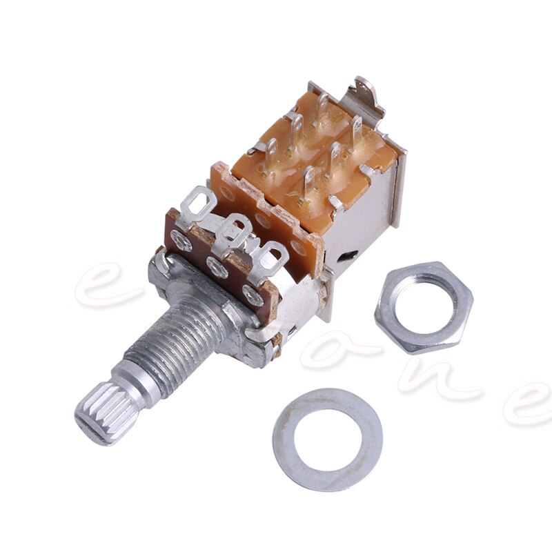 B500K Potentiometer Push Pull Switch Splined DPDT ... – Grandado