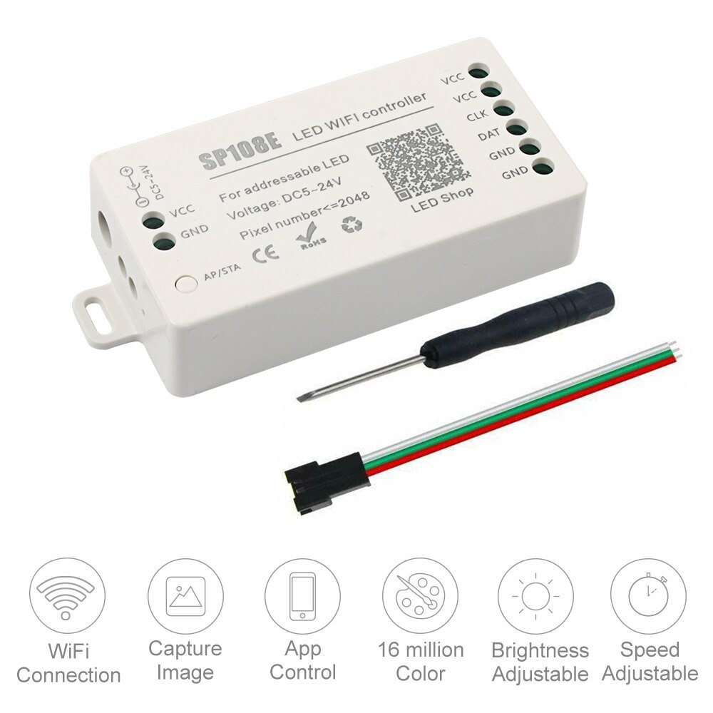 Bluetooth Wifi Controller for WS2812B Led Strip Li... – Grandado