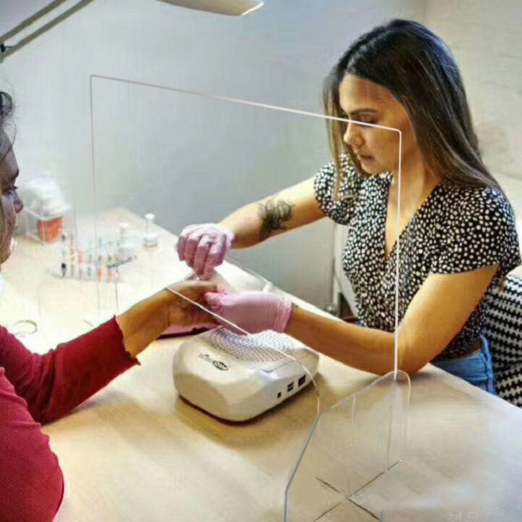 Acrylic Sneeze Perfection Guard Reception Side Pro... – Grandado