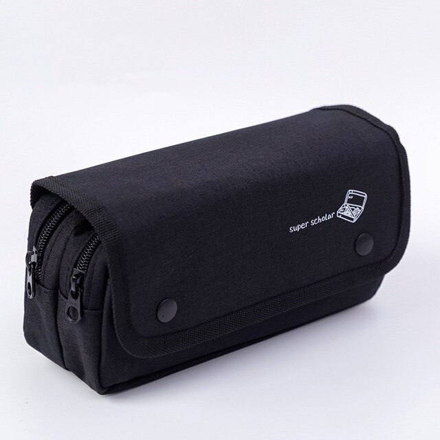 Premium pencil case large capacity Pen Bag double ... – Grandado