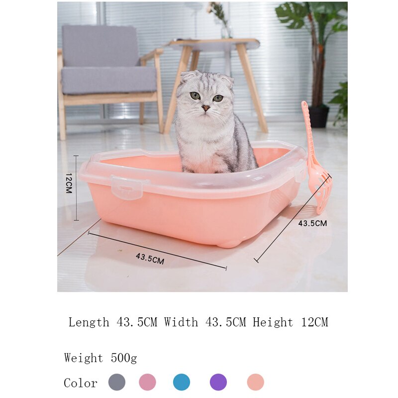 Cat Toilet Plastic Triangle Shape Self Cleaning Ca... – Grandado