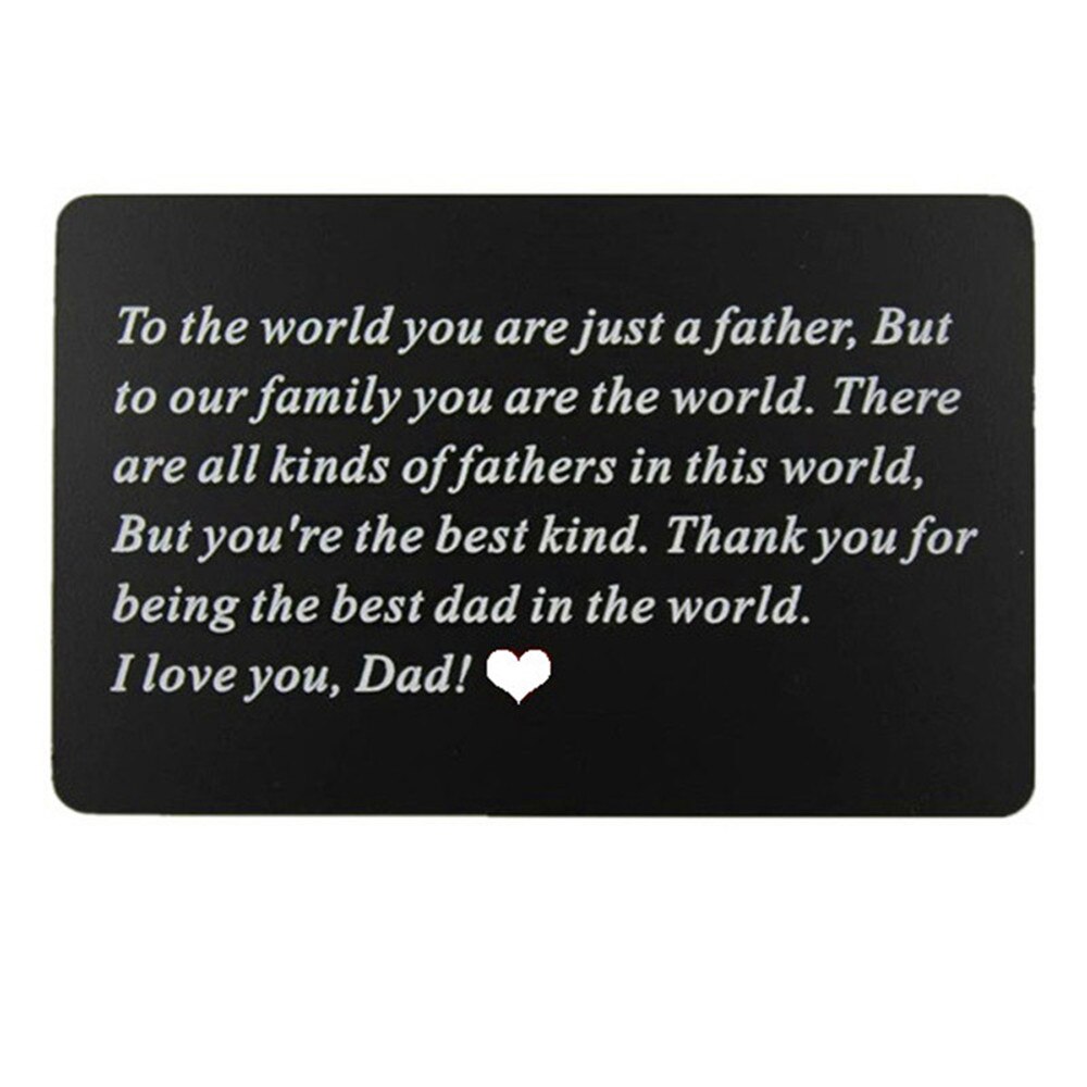 Mini Love Note Boyfriend Engraved Wallet Inserts P... – Grandado