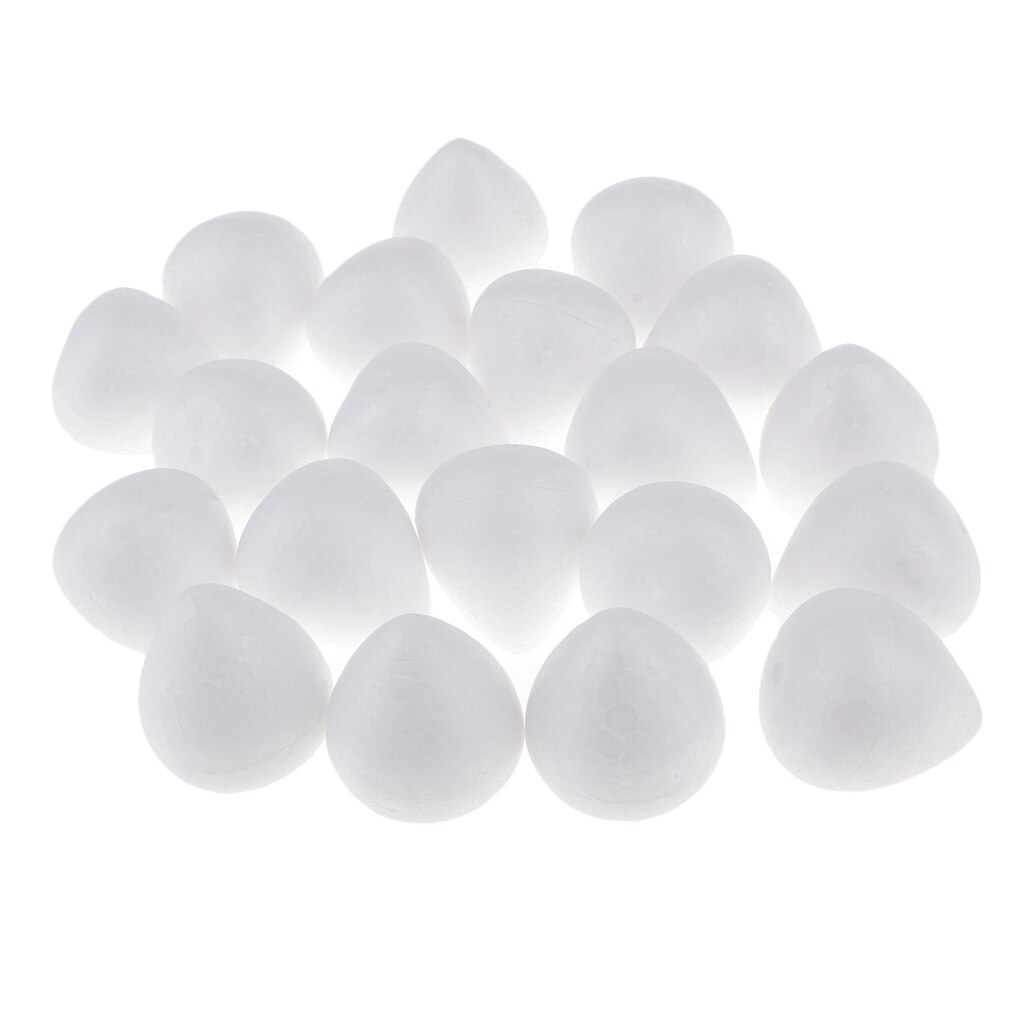 20pcs Water Shape Polystyrene Styrofoam Foam For M Vicedeal