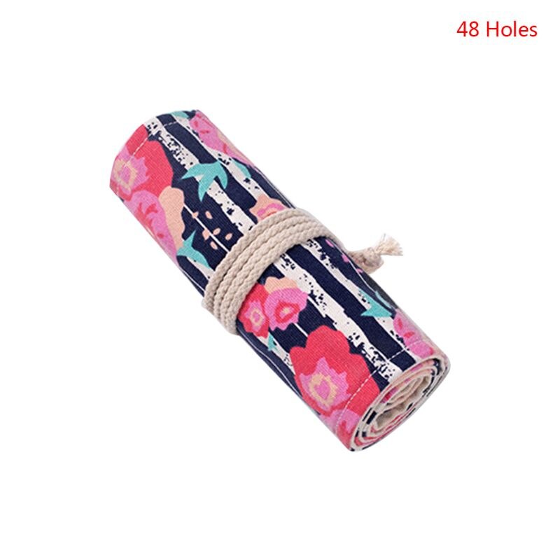 12/24/36/48/72 Gaten Canvas Rose Roll Up Pen Gordi... – Grandado