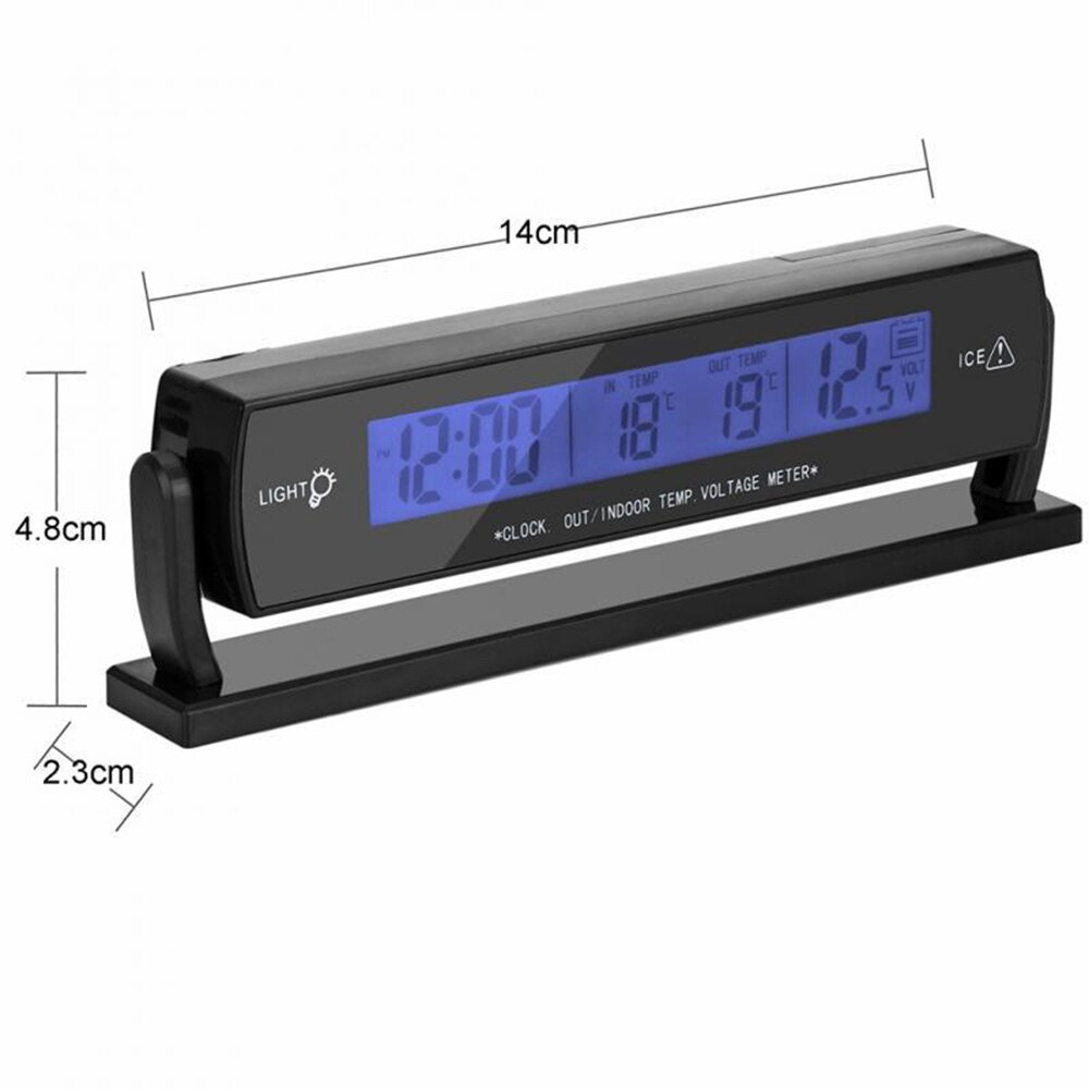 Car Digital Clock Car Thermometer LCD Clock Mini A... – Grandado