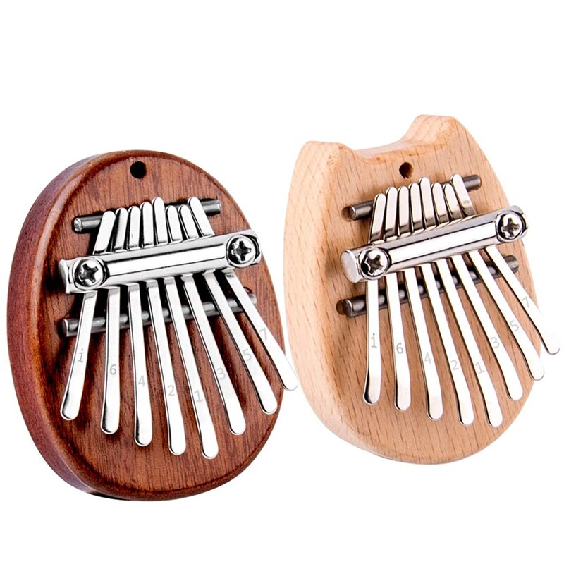 2 Packs Kalimba 8 Keys Thumb Pianos Mini Kalimba P... – Vicedeal