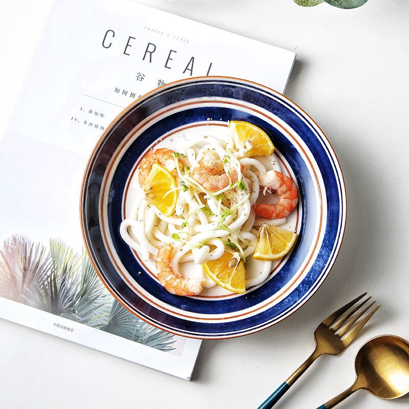 7 inch Ceramic Soup Plate Deep Plate Rice Plate Ja... – Grandado