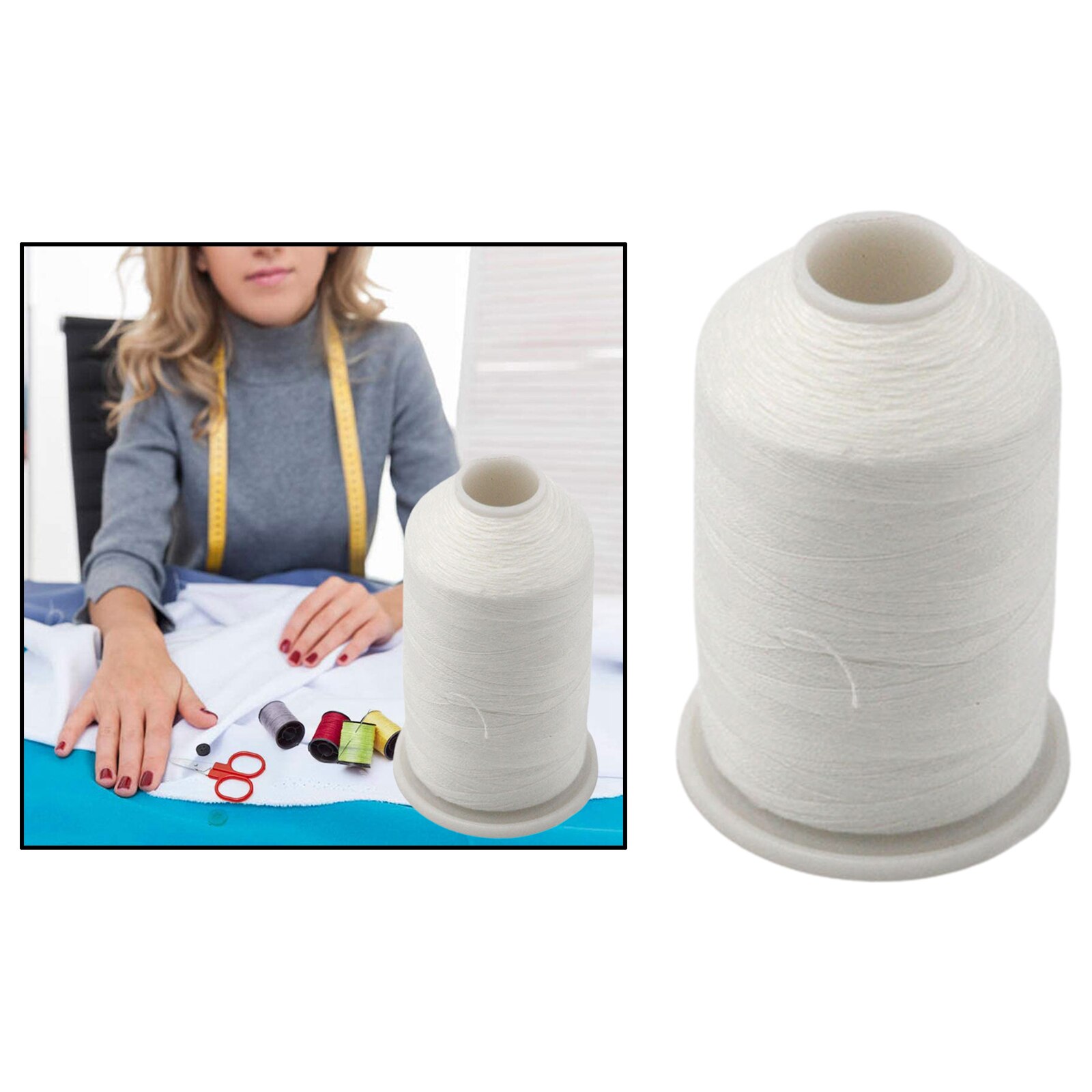 Yarn White 402 Water Soluble Sewing Thread 20℃ Mul... – Grandado