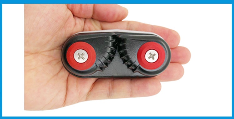 Black Anodized Aluminium Cam cleat Boat Cam cleats... – Grandado
