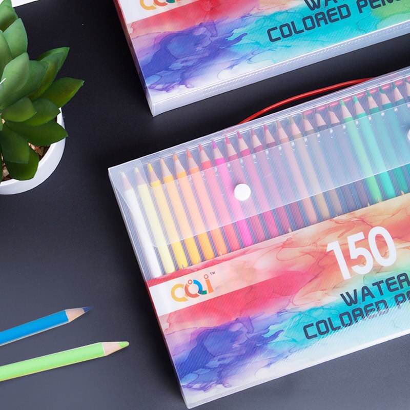 120/210 Kleuren Professionele Aquarel Potloden Sch... – Grandado