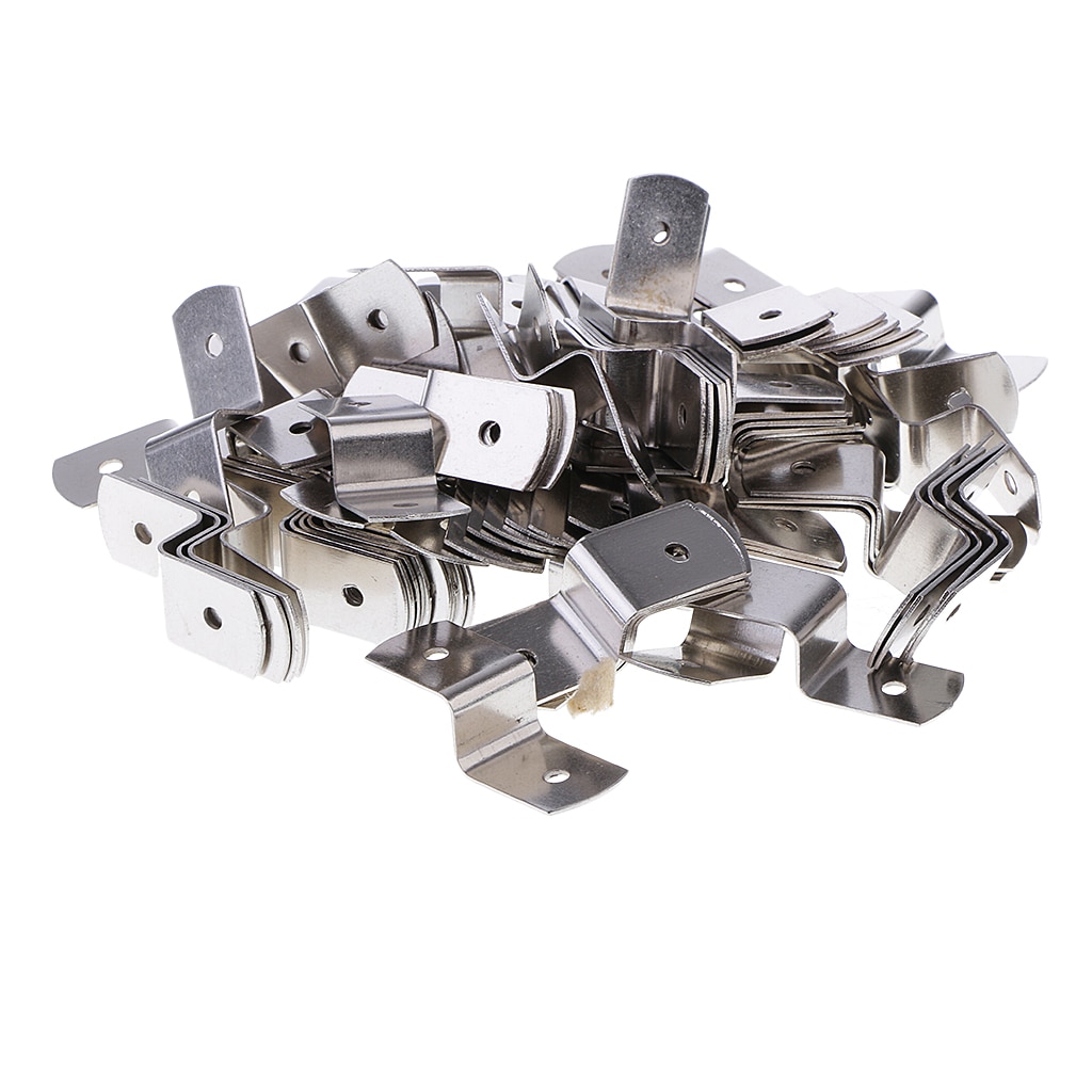 100pcs Silver Offset Mounting Canvas Z Clips for P... – Grandado