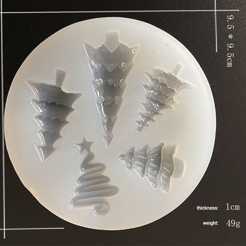 Christmas Tree Elk Pine Nut Silicone Epoxy Resin M... – Grandado