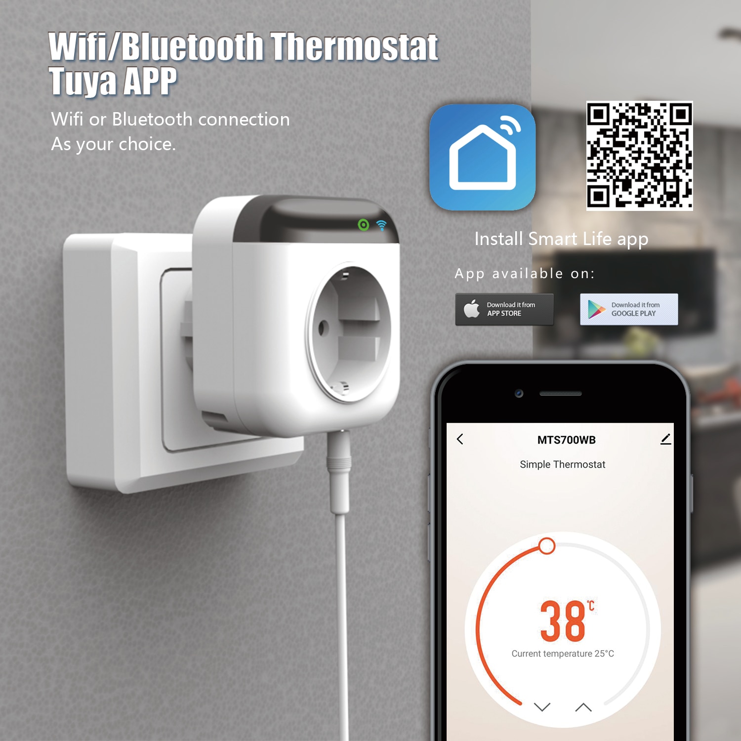 Smart Wifi Heating Thermostat Thermoregulator Warm... – Grandado