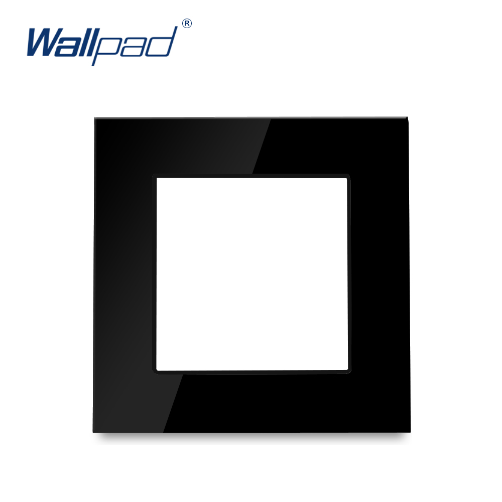 Wallpad Luxury Tempered Glass Panel Frame White Ho... – Vicedeal