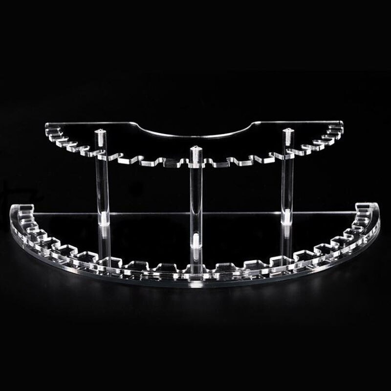 20 holes Acrylic Eyelash Tweezer Storage Holder Du... – Grandado