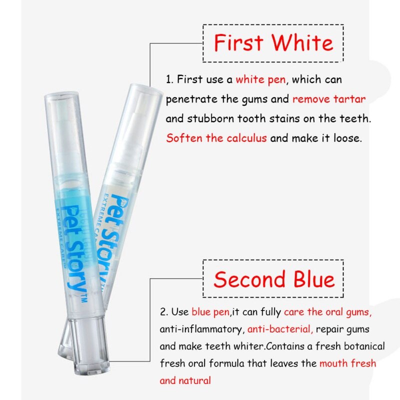 3/5ml Pets Teeth Cleaning Tools Dogs Cats Tartar R... – Grandado