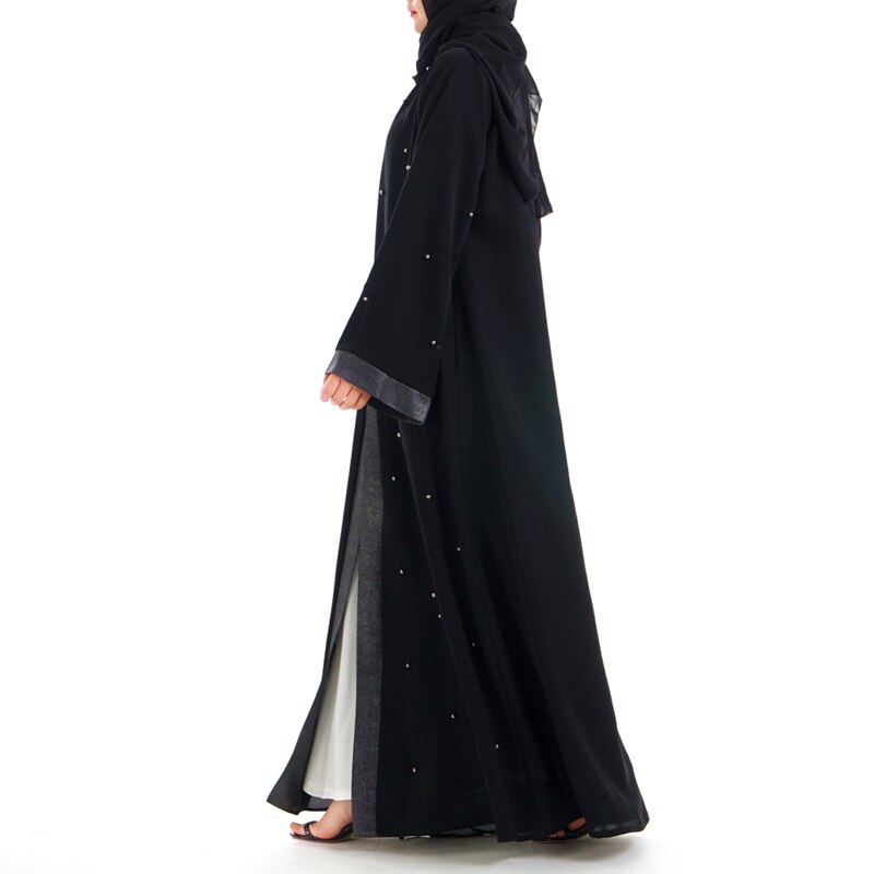 Black Abaya Dubai Kimono Turkey Islam Muslim Hijab... – Vicedeal