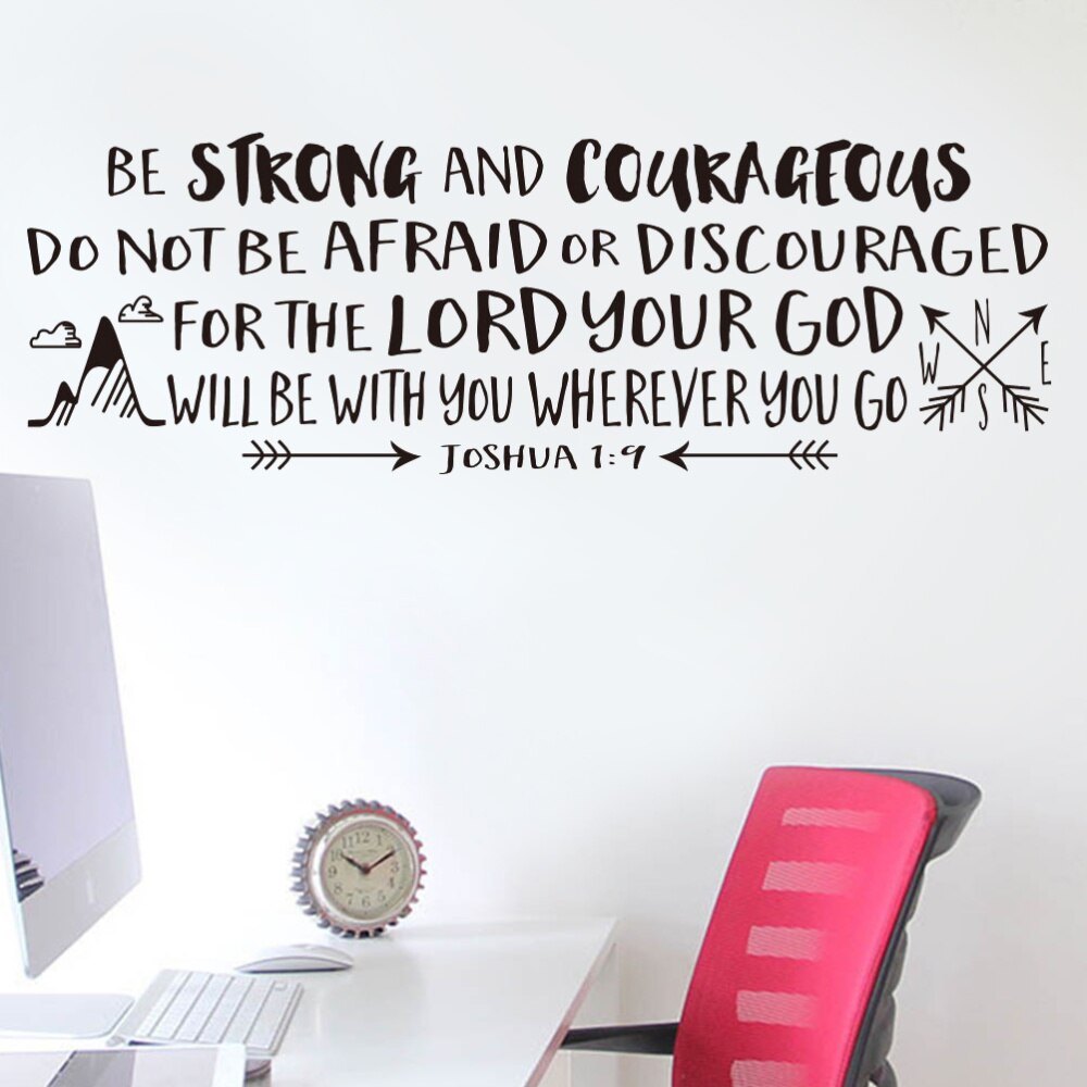 1PC Vinyl Peel and Stick Bible Verse Removable Non... – Vicedeal