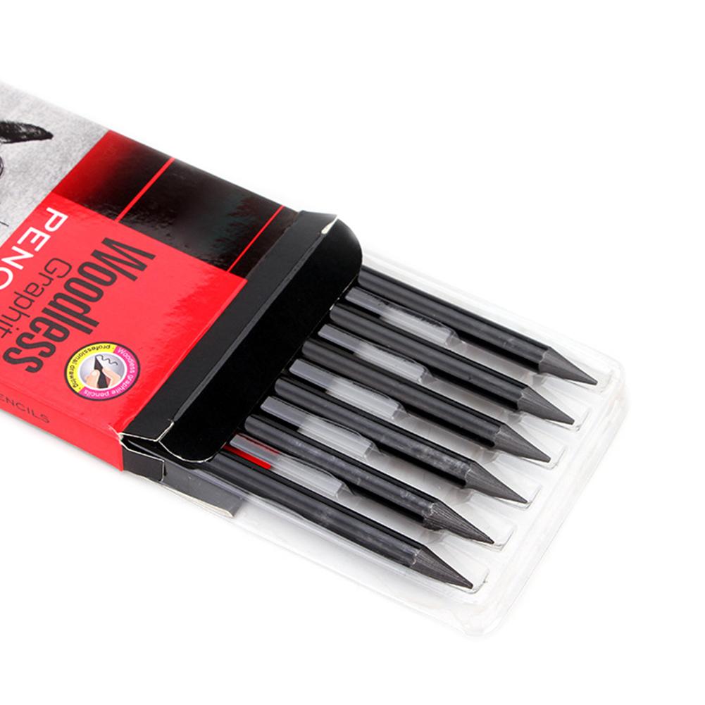 6-Pack Sketch Drawing Pencil Set Woodless Graphite... – Vicedeal