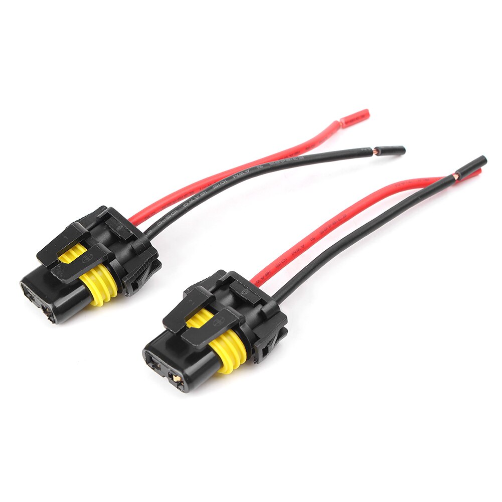 2 Stuks 9005 9006 H10 Adapter Kabelboom Socket Voo... – Vicedeal