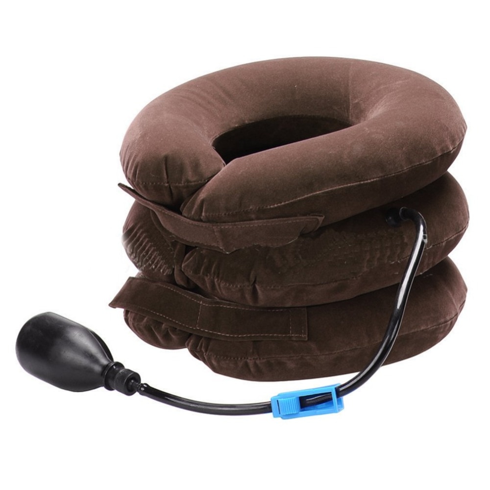 Three Layers Cervical Neck Traction Inflatable Vel... – Grandado