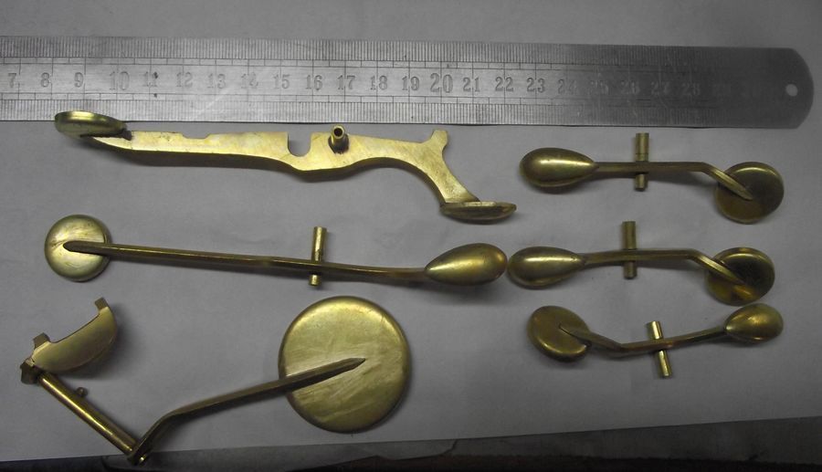 Mixed sax parts Alto sax repair parts Brass unpain... – Vicedeal