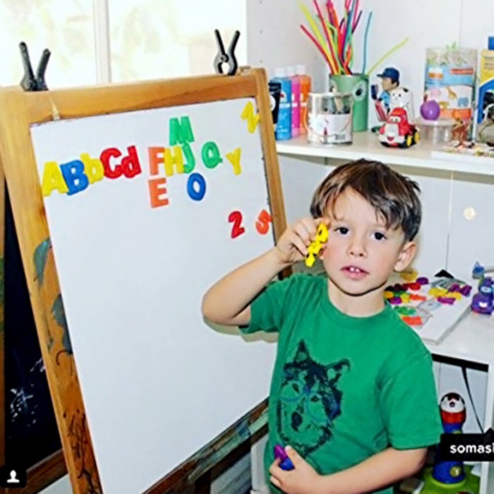 26Pcs Colorful Digital Letters Alphabet Fridge Mag... – Grandado