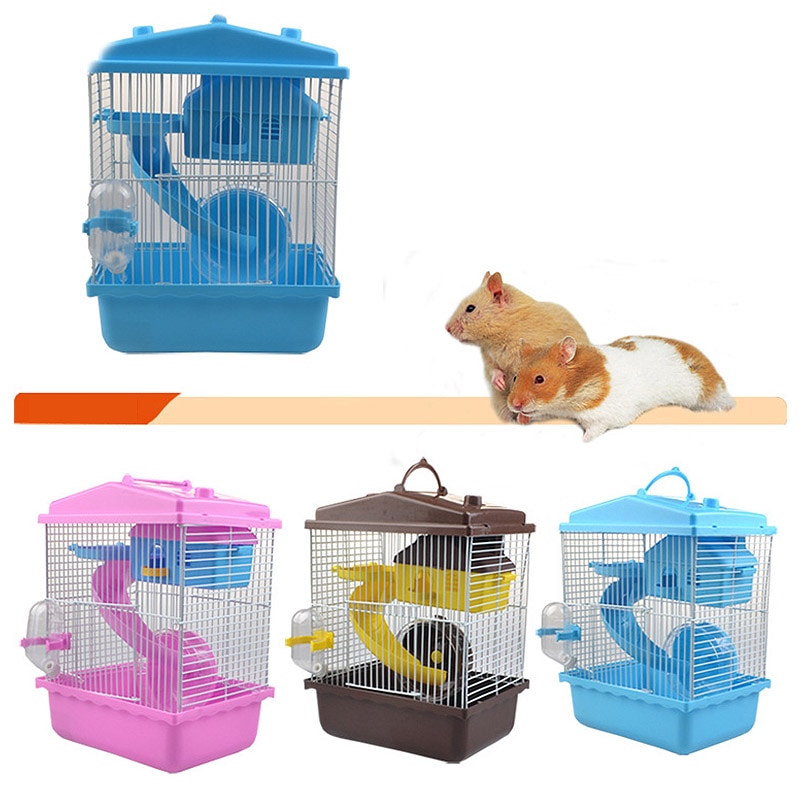 Pet Cage Hamster Cage Hamster House Double Layer H... – Grandado