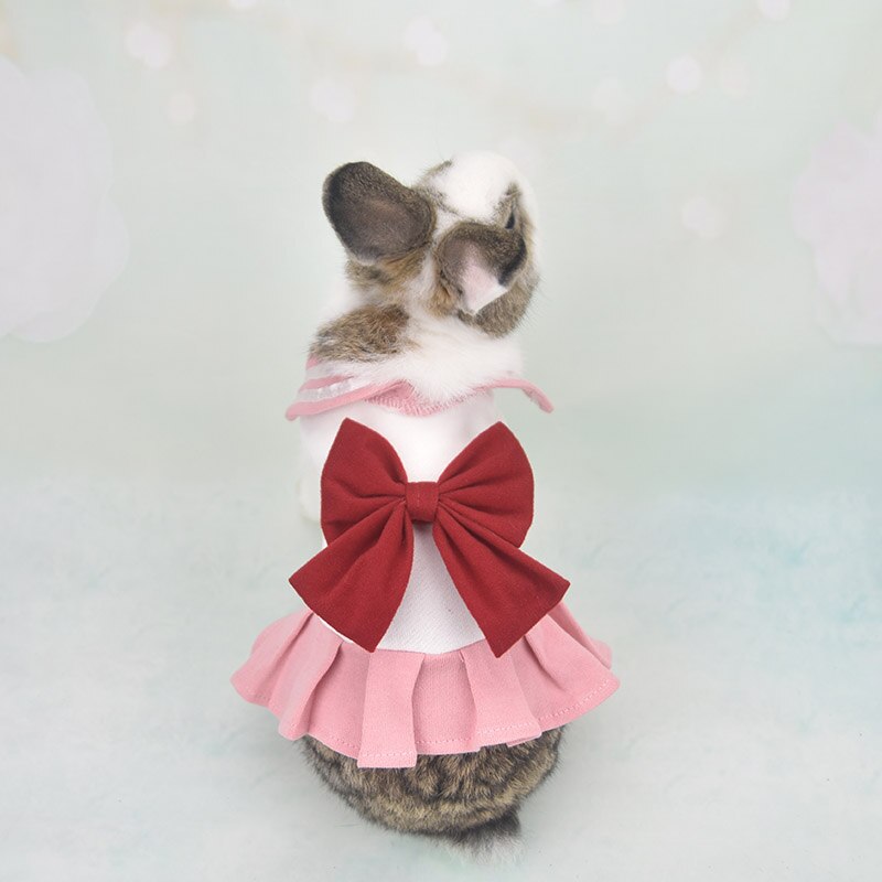 Bunny Rabbit Guinea Pig Bow Dress Tutu Skirt Cloth... – Grandado