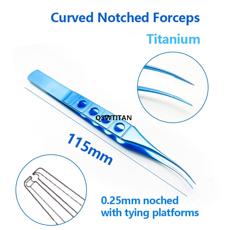 Titanium Pierse Colibri Corneal Forceps with Notch... – Vicedeal