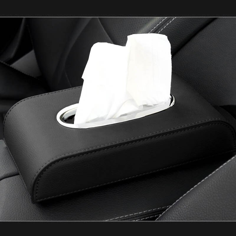 Auto Tissue Box Cover Tissue Dozen Houder Pu Leer ... – Grandado