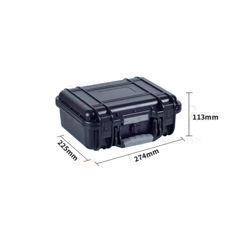 274*225*113mm Safety Instrument Tool Box ABS Plast... – Grandado