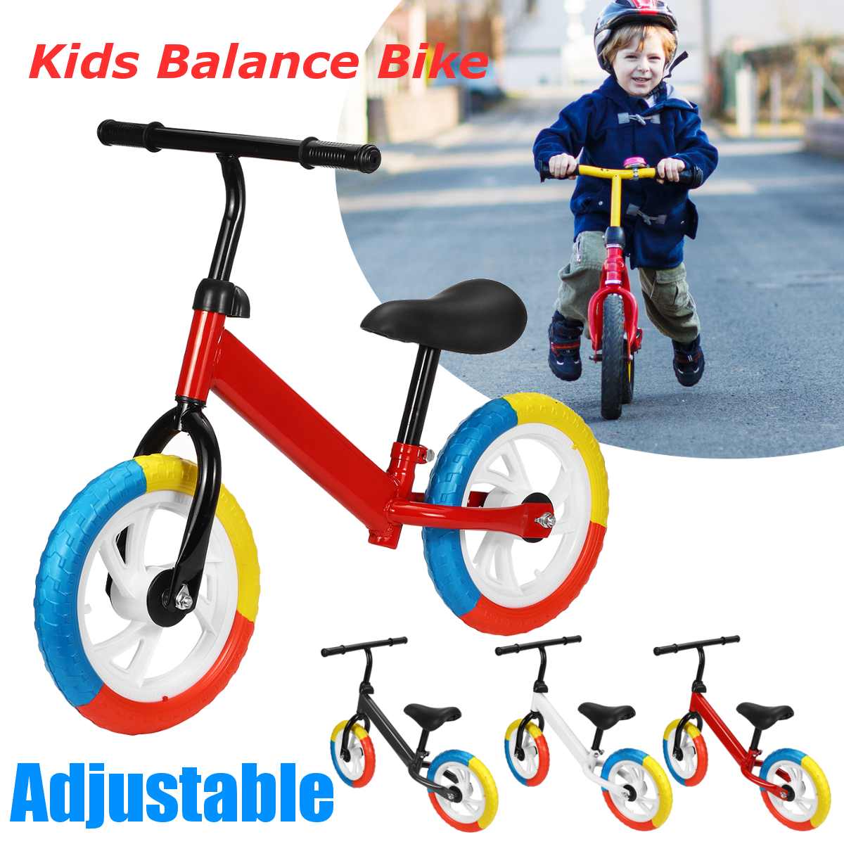 12 "Baby Kinderen Loopfiets Geen-Pedaal Ultralight... – Vicedeal