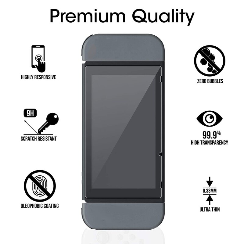 Tempered Glass Screen Protector For Nintendo Switc... – Vicedeal