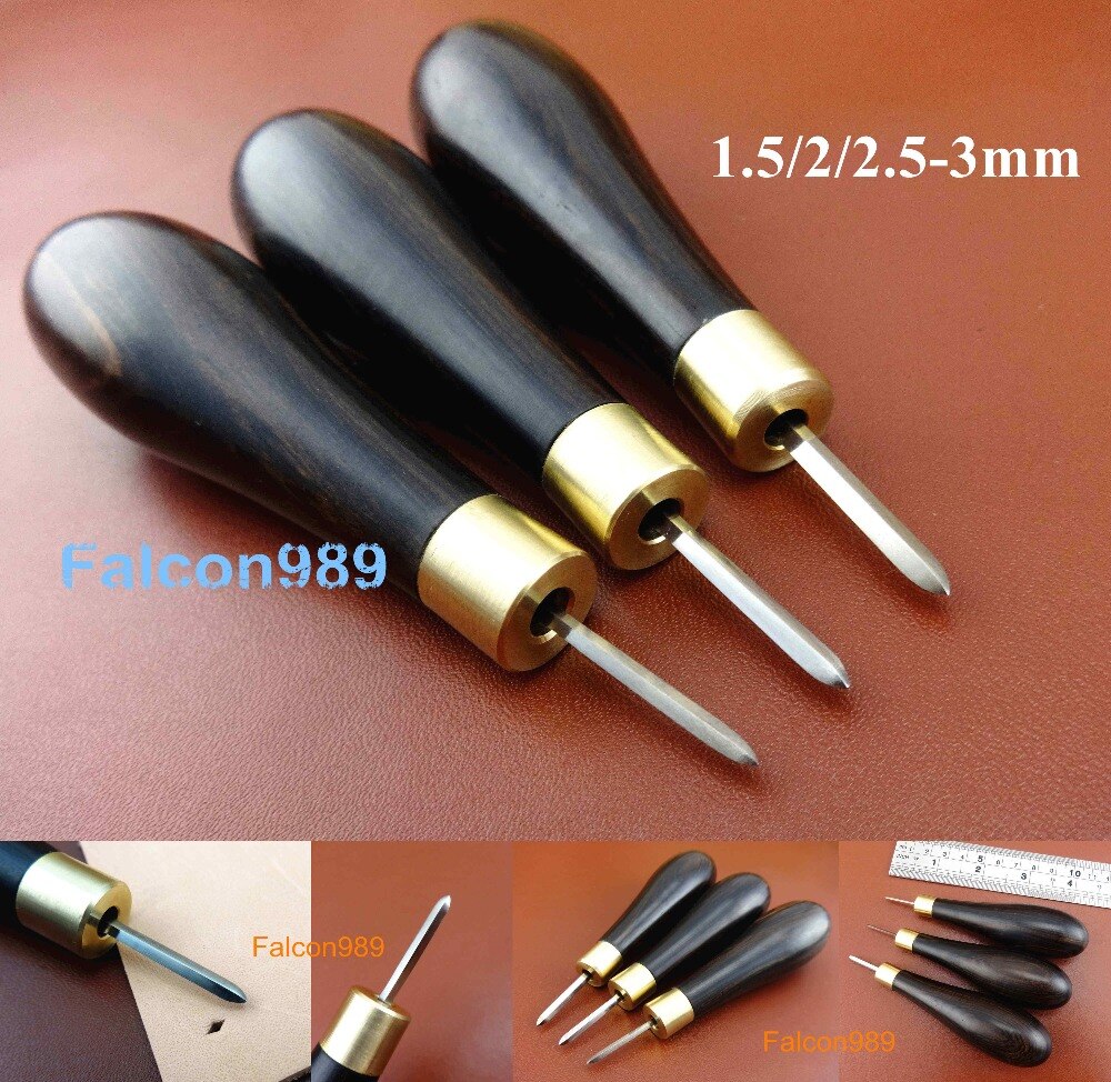 4kind 1.5-3mm Leather Craft Cocobolo Handle Sewing... – Vicedeal