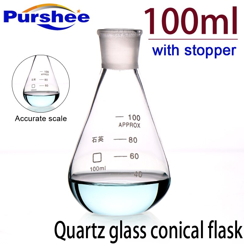 Quartz glass conical flask(100ml) – Vicedeal
