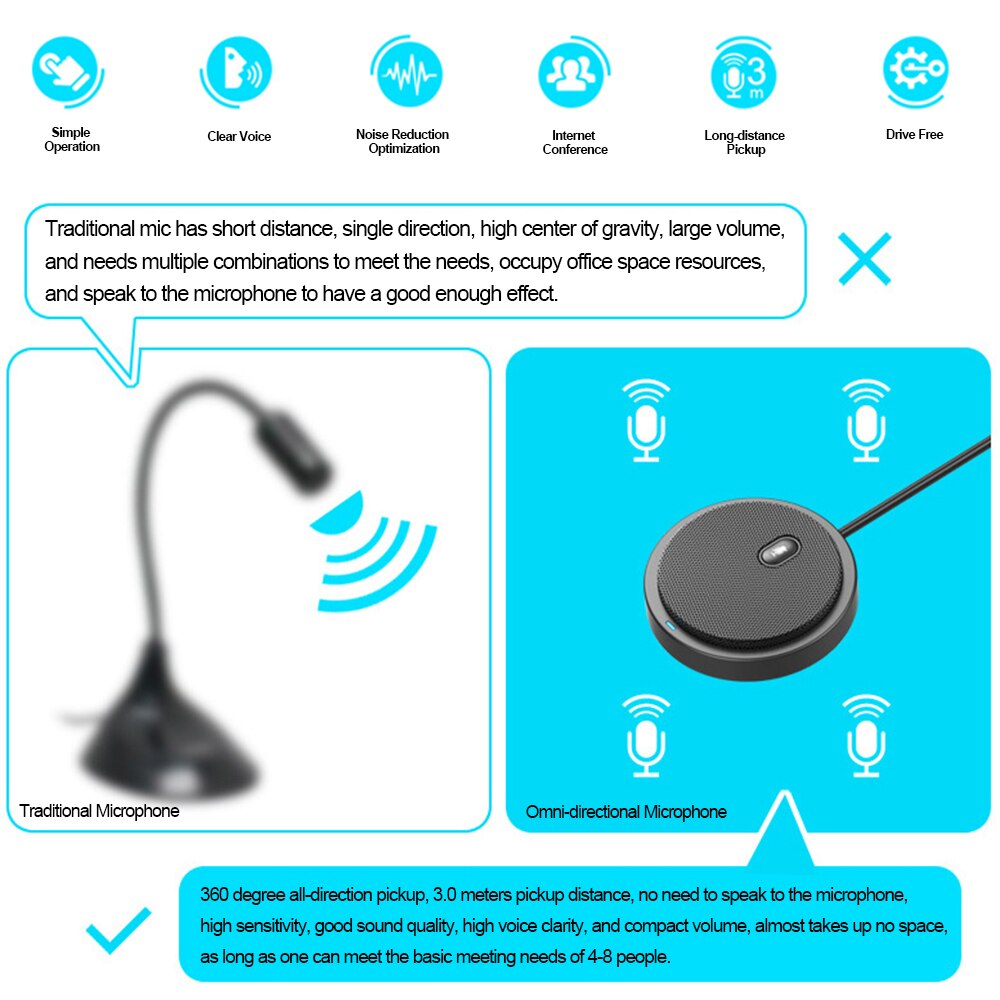 UM02 USB Omni-directional Condenser Microphone Mic... – Vicedeal