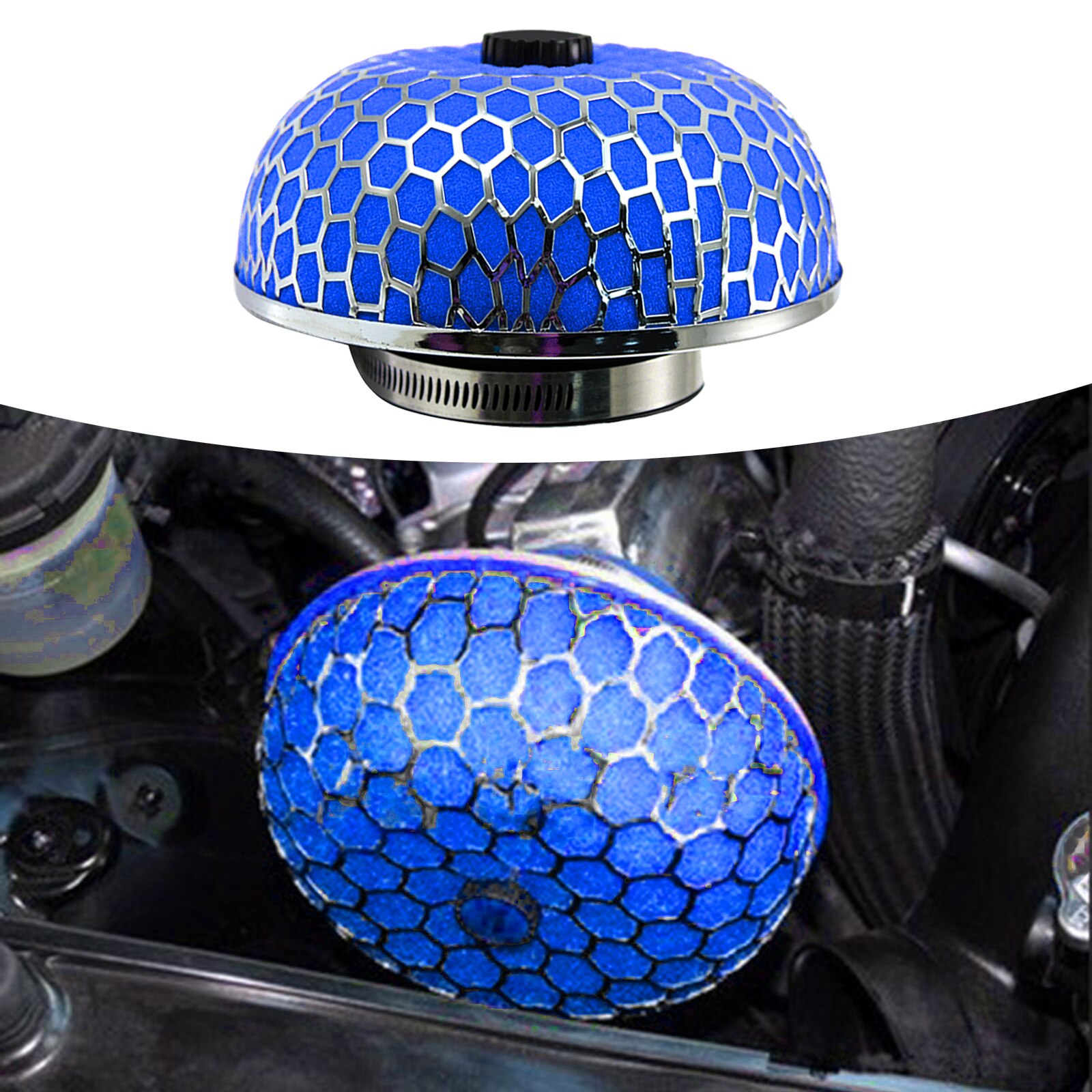 3' 76MM Air Filter Turbo/Cold/Short Ram Mushro... – Grandado