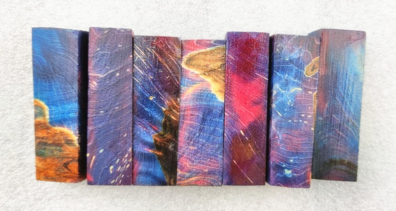 19x19x70mm MB Maple burl stabilized wood pen blank – Grandado